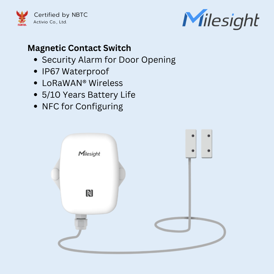 Milesight EM300-MCS Magnetic Contact Switch – Activio IoT store