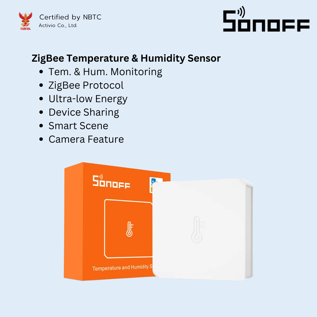 Sonoff - SNZB-02 Temperature And Humidity Sensor (ZigBee 2.4 GHz) – Activio IoT store